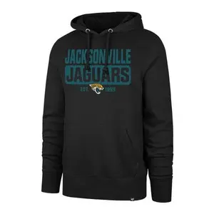 '47 Jacksonville Jaguars Box Out Headline Pullover Hoodie - Black