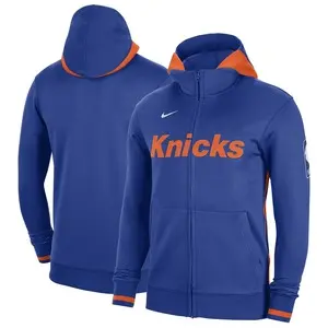 Nike New York Knicks Authentic Showtime Performance Full-zip Hoodie