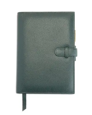 ROYCE NEW YORK Executive Leather Daily Planner Dark Green