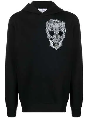 Philipp Plein Baroque Skull Cotton Hoodie