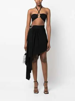 Alexandre Vauthier Ring-detail Belted Skirt