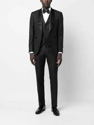 Tagliatore Single-breasted Three-piece Suit - Black