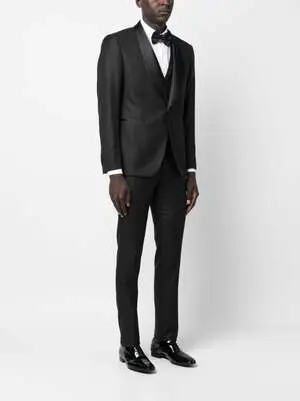 Tagliatore Single-breasted Three-piece Suit - Black