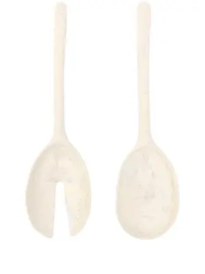 Dinosaur Designs Salad Servers Set - Neutrals