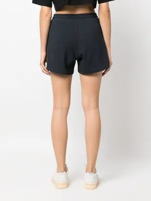 Moncler Drawstring Cotton Shorts - Blue