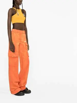 Off-White Cargo Trousers - Orange