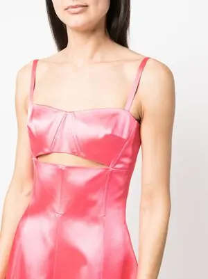 PATOU Cut-out Mini Dress - Pink