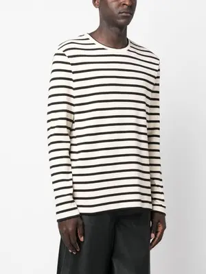 JIL SANDER Long-sleeve Striped Sweatshirt