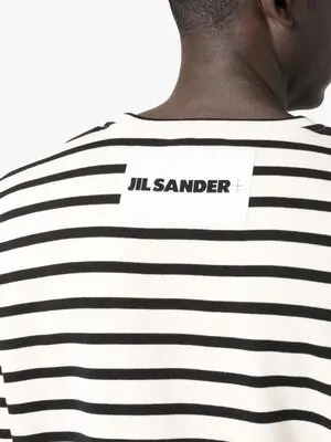JIL SANDER Long-sleeve Striped Sweatshirt