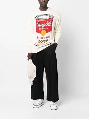 Junya Watanabe X Andy Warhol Graphic Jumper - Neutrals
