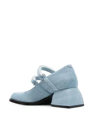 NODALETO Bulla Denim 50mm Pumps