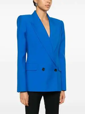 Alexander McQueen Double-breasted Blazer - Blue