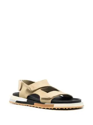 GHOUD VENICE Suede Touch-strap Sandals