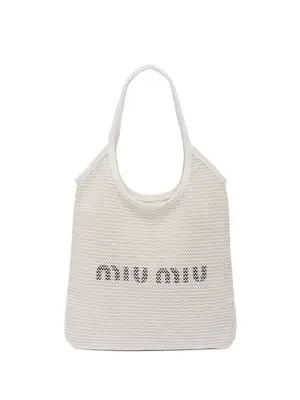 Miu Miu Layered Mesh Tote Bag