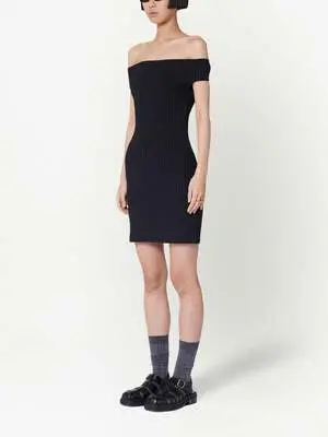 Ami Off-shoulder Mini Dress