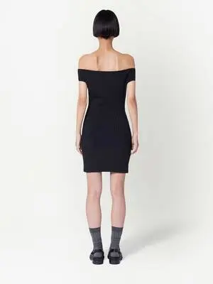 Ami Off-shoulder Mini Dress