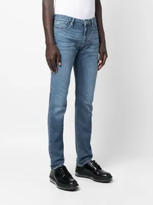 Emporio Armani Slim-fit Faded Jeans