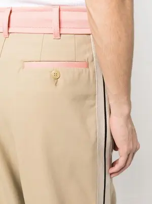 Palm Angels Drawstring-waist Straight-leg Trousers