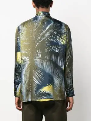 FERRARI Graphic-print Silk Shirt