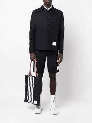 Thom Browne 4-bar Striped Shorts - Blue