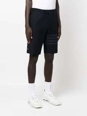 Thom Browne 4-bar Striped Shorts - Blue