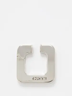 Gucci Gucci - Logo-engraved Ear Cuff - Mens - Silver - One-color