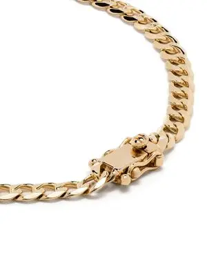 Ef Collection 14kt Yellow Diamond Curb Chain Bracelet
