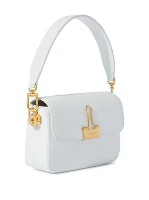 Off-White Binder Clip Shoulder Bag - White