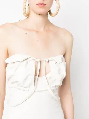 Jacquemus Tailored Strapless Dress