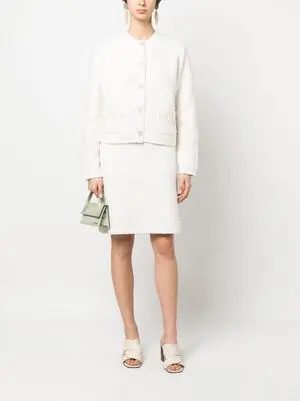 LANVIN Textured-finish Button-fastening Cardigan