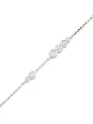 MARIA BLACK 14kt White Gold Diamond Mae Bracelet - Silver