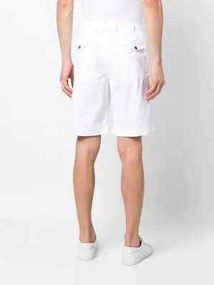 PT TORINO Off-centre Button-fastening Bermuda Shorts