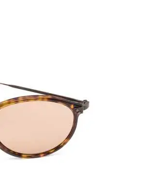 Giorgio Armani Tortoiseshell Round-frame Sunglasses