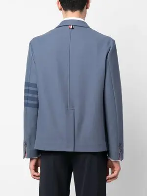 Thom Browne Striped-sleeve Cotton Blazer