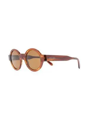 Giorgio Armani Round-frame Sunglasses - Brown