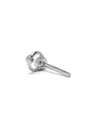 MARIA BLACK 14kt White Gold Diamond Stud Earring - Silver