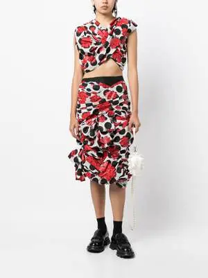 COMME DES GARÇONS TAO X Shun Sudo Bow-detailed Blouse
