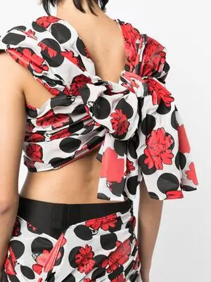 COMME DES GARÇONS TAO X Shun Sudo Bow-detailed Blouse