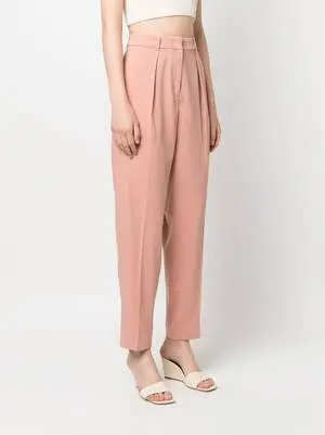 Pinko High-waisted Tapered Trousers