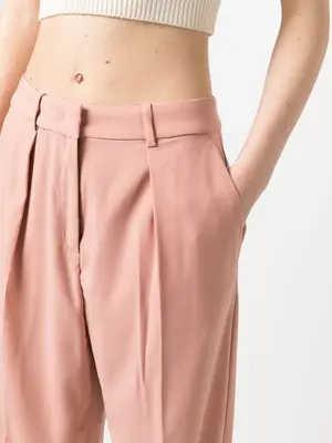 Pinko High-waisted Tapered Trousers