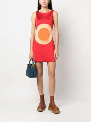 Marni Boat-neck Sleeveless Dress