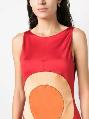 Marni Boat-neck Sleeveless Dress