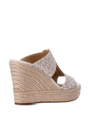 Michael Kors Bradley Leather Wedge Espadrilles
