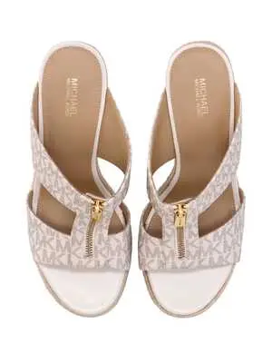 Michael Kors Bradley Leather Wedge Espadrilles