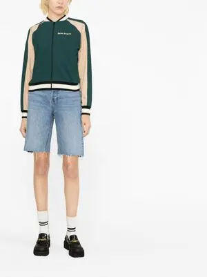 Palm Angels Cropped Bomber Jacket