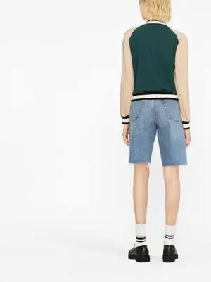 Palm Angels Cropped Bomber Jacket