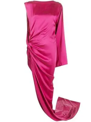 Rick Owens Edfu Draped Gown - Purple