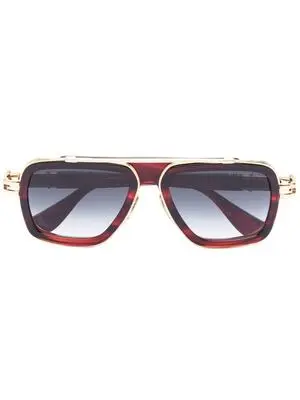Dita Pilot-frame Sunglasses - Brown