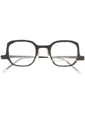MASAHIROMARUYAMA Strap-detail Eyeglasses - Black