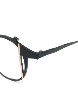 MASAHIROMARUYAMA Strap-detail Round Eyeglasses